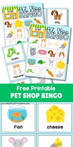 Pet Shop Bingo – Free Printable Bingo Game for Preschool - Make Fun ...