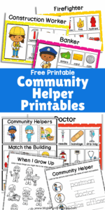 Community Helpers Printable Pack for Preschool & Kindergarten - Make ...