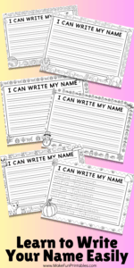 Editable Name Tracing Worksheets – 15 Fun Themes for Preschool ...