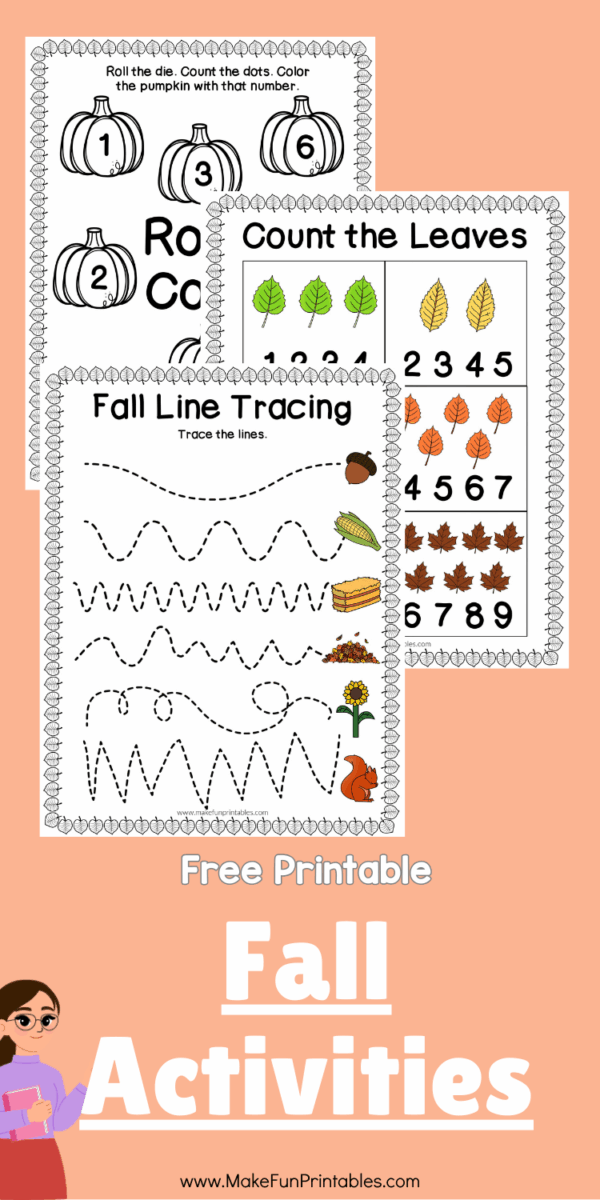Free Fall Activities Printable Worksheets - Make Fun Printables