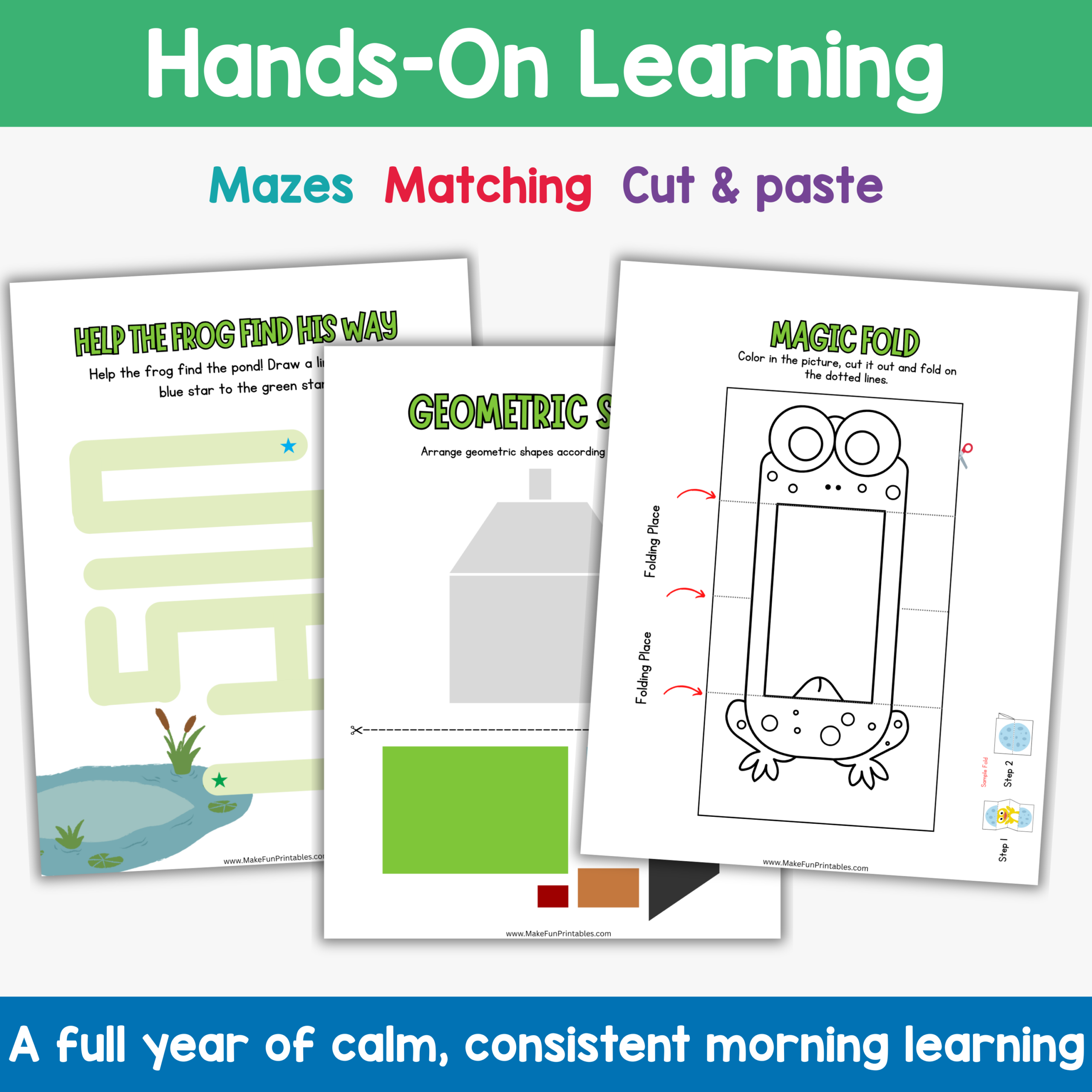 Morning Menu - Full Year Pack - Printable PDF Download - Make Fun ...