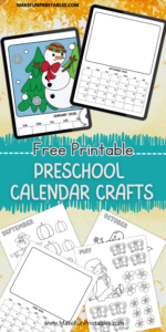Free Printable 2026 Kids Calendar with Monthly Cut and Paste Worksheets ...