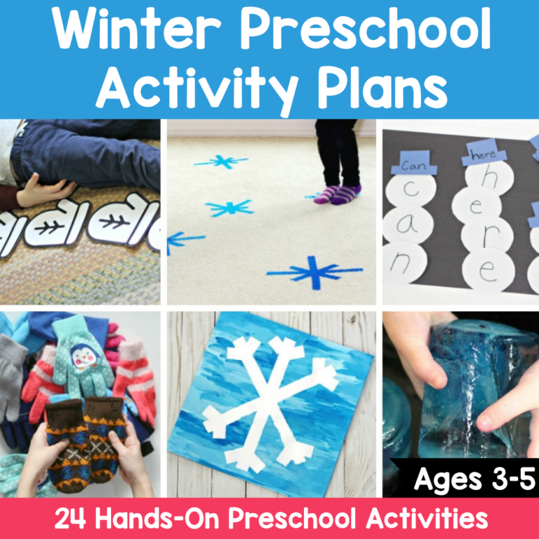 Winter Preschool Activities – 24 Hands-On Learning Ideas - Make Fun ...