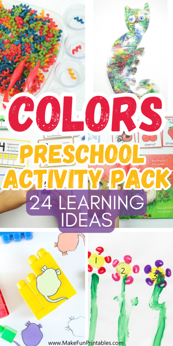 Color Preschool Activities Hands on Learning Ideas - Make Fun Printables