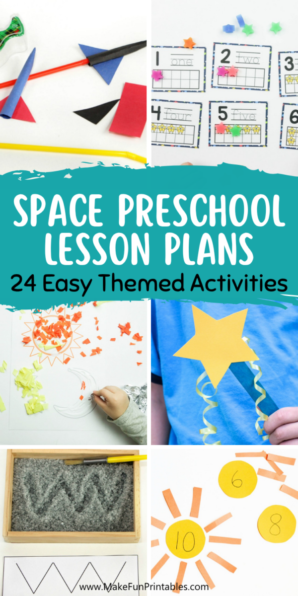 Space Preschool Activities Hands On Learning Ideas - Make Fun Printables