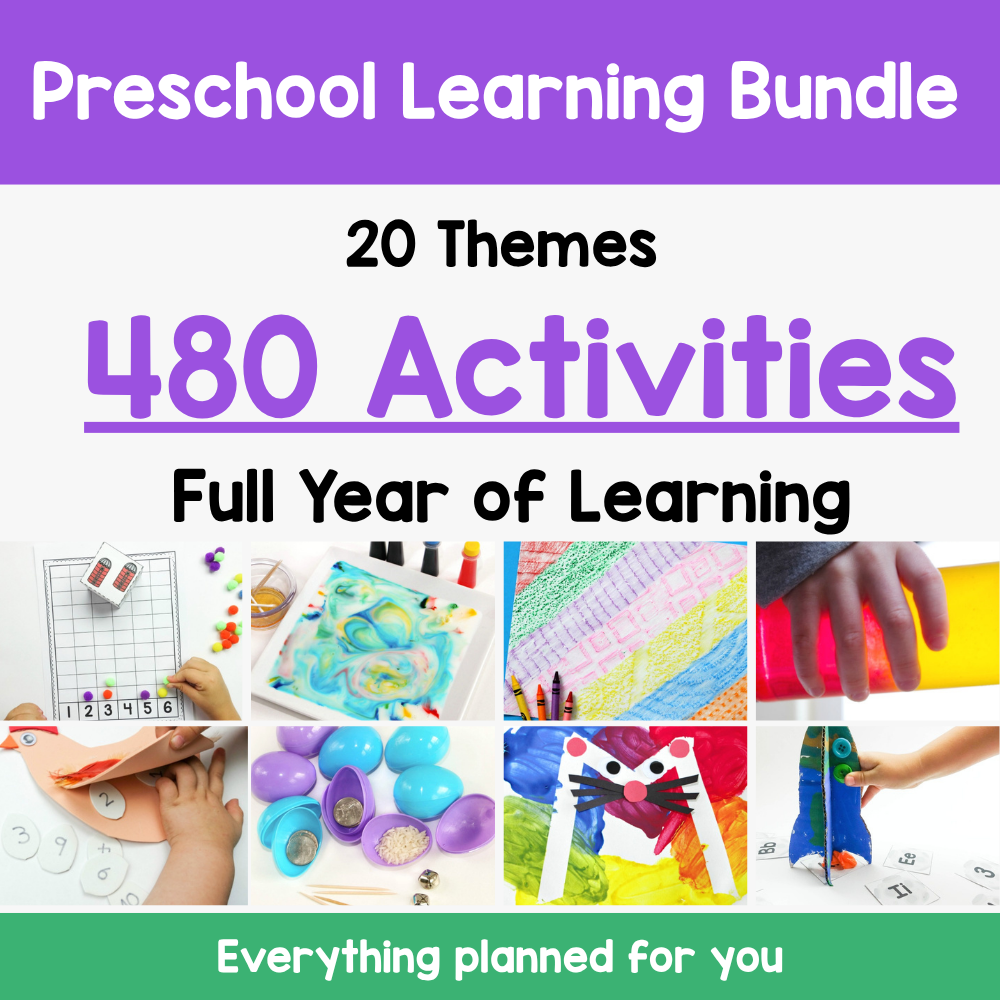 Complete Preschool Themes Bundle – 20 Hands-On Learning Units (Ages 3–5 ...