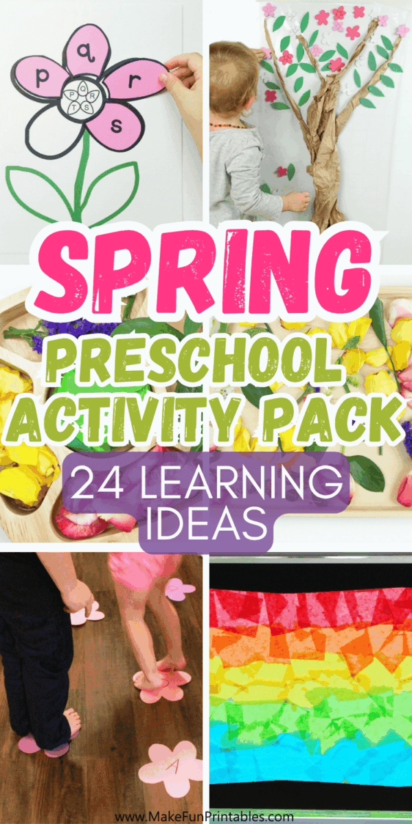 Spring Preschool Activities Hands On Learning Ideas - Make Fun Printables