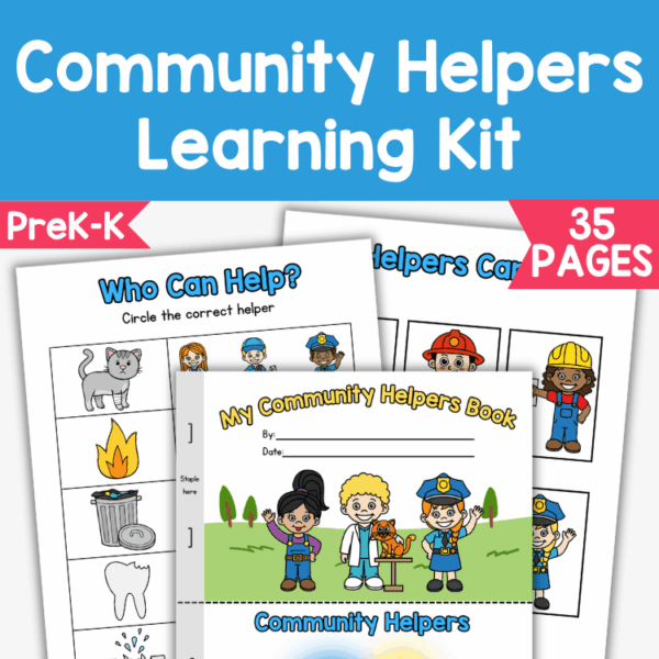 Community Helpers Learning Kit – Printable PDF - Make Fun Printables