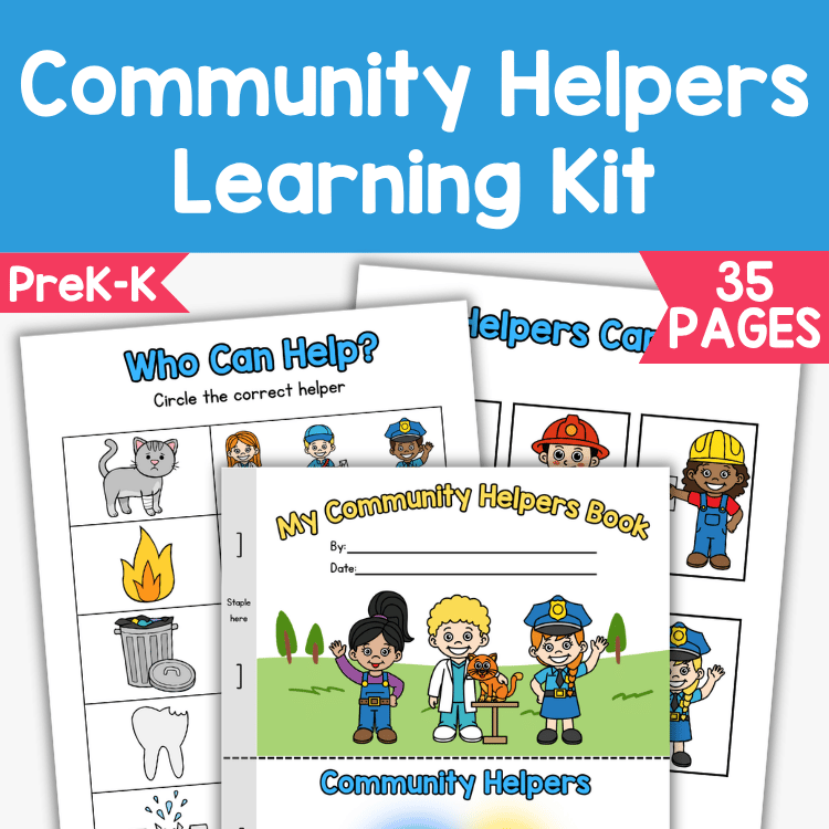 Community Helpers Learning Kit – Printable PDF - Make Fun Printables