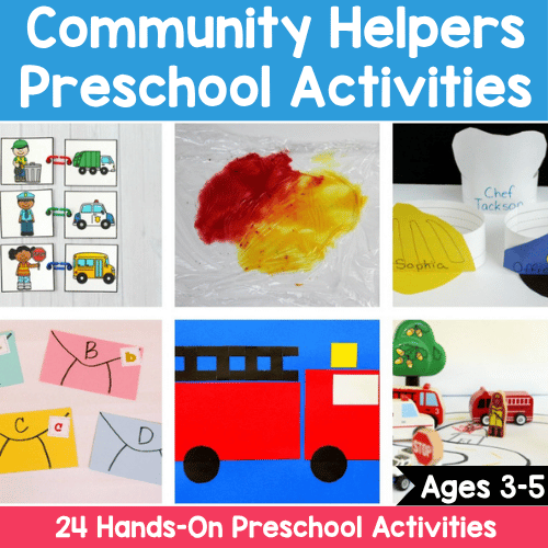 Community Helpers Preschool Activities – 24 Hands-On Learning Ideas ...